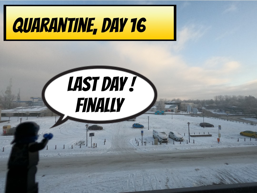 Quarantine, Day 16: Finally checking out! – Elin Darelius & Team